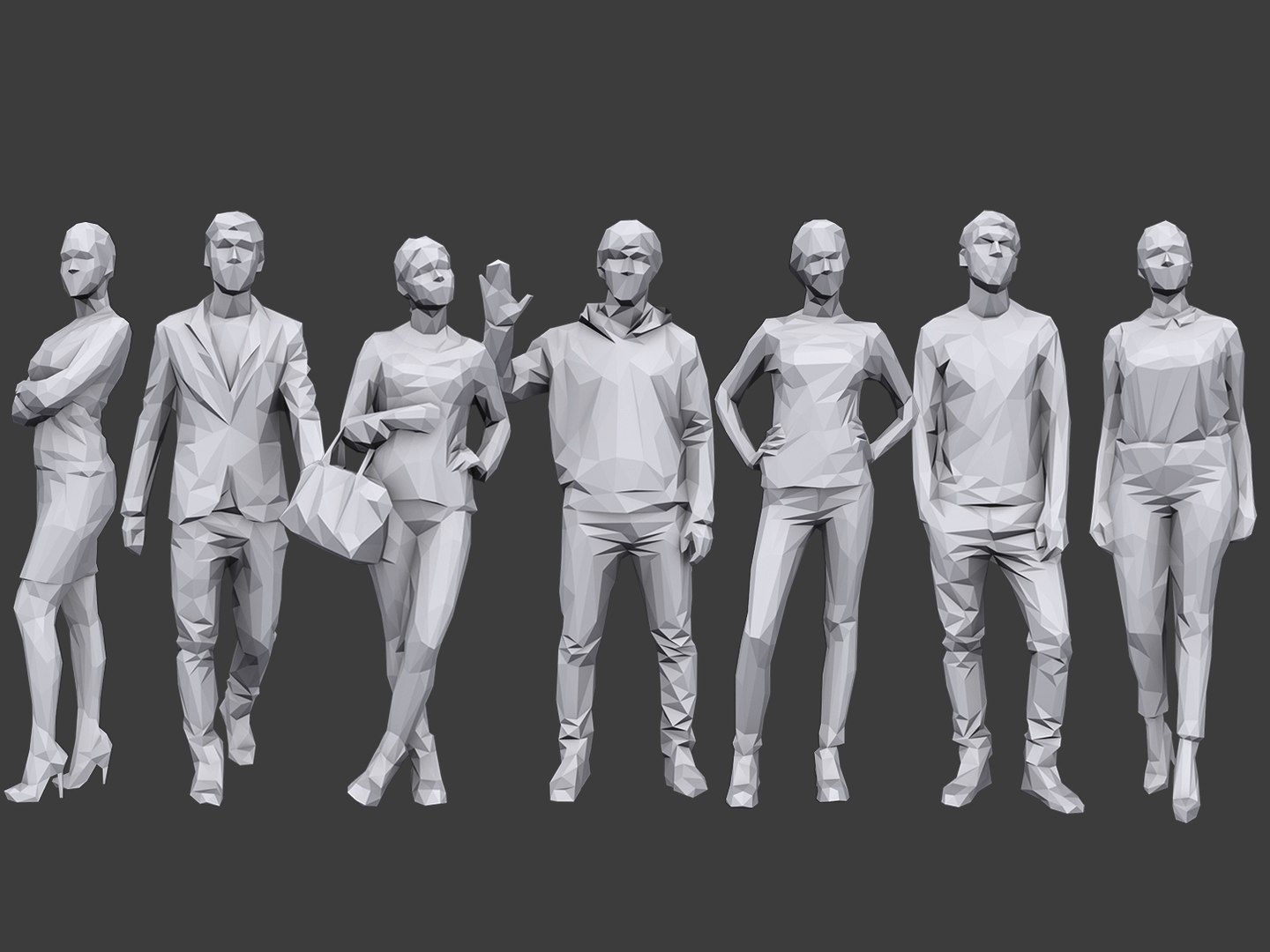 Complete People Pack Volume 2 Model - TurboSquid 1239878