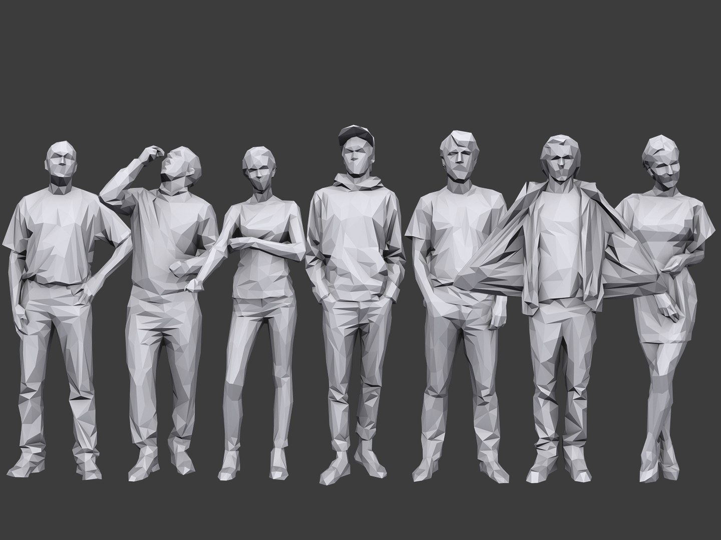 Complete People Pack Volume 2 Model - TurboSquid 1239878