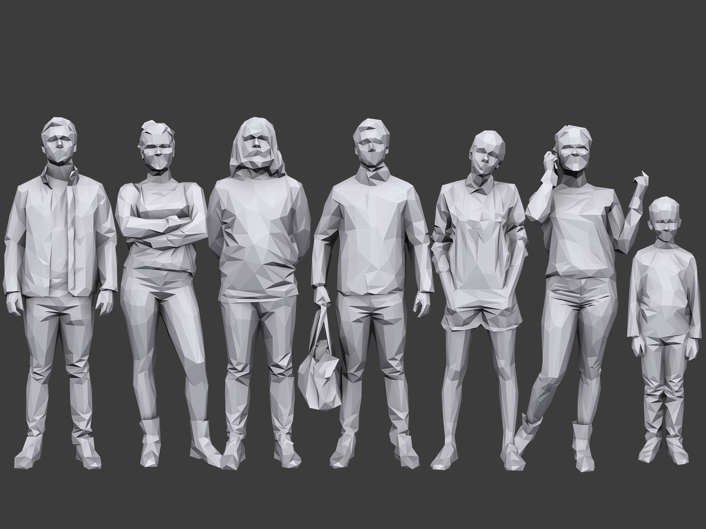 Complete People Pack Volume 2 Model - TurboSquid 1239878