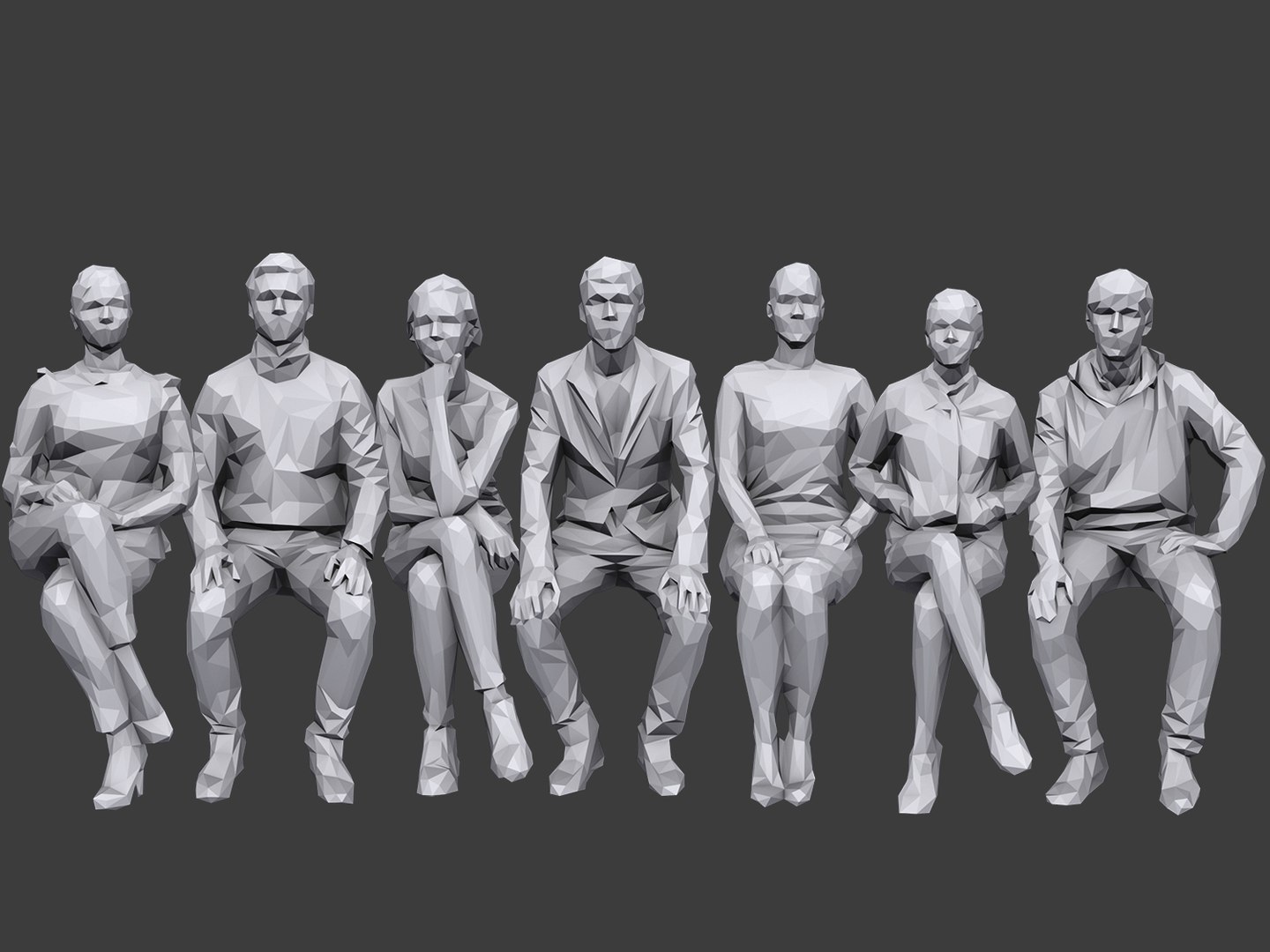 Complete People Pack Volume 2 Model - TurboSquid 1239878