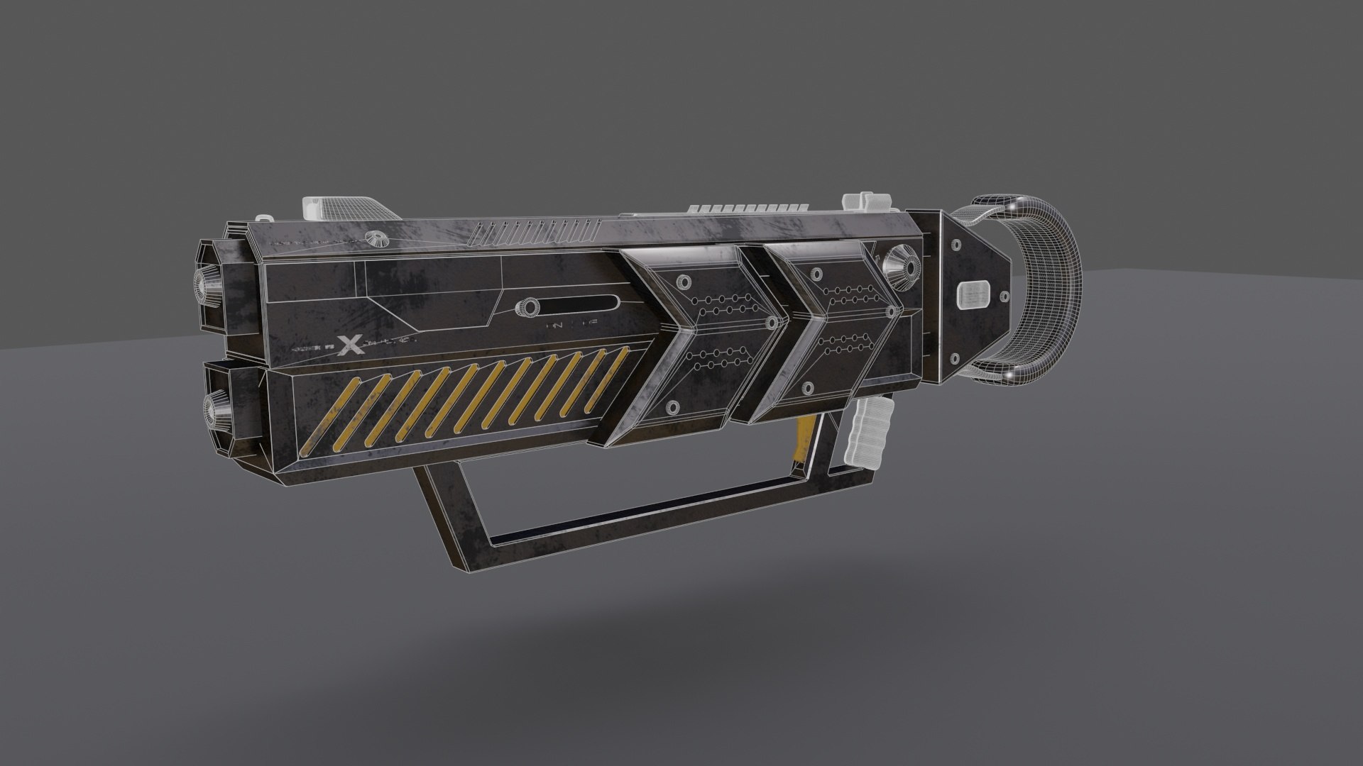 Laser Scifi Gun 3D Model - TurboSquid 1680998