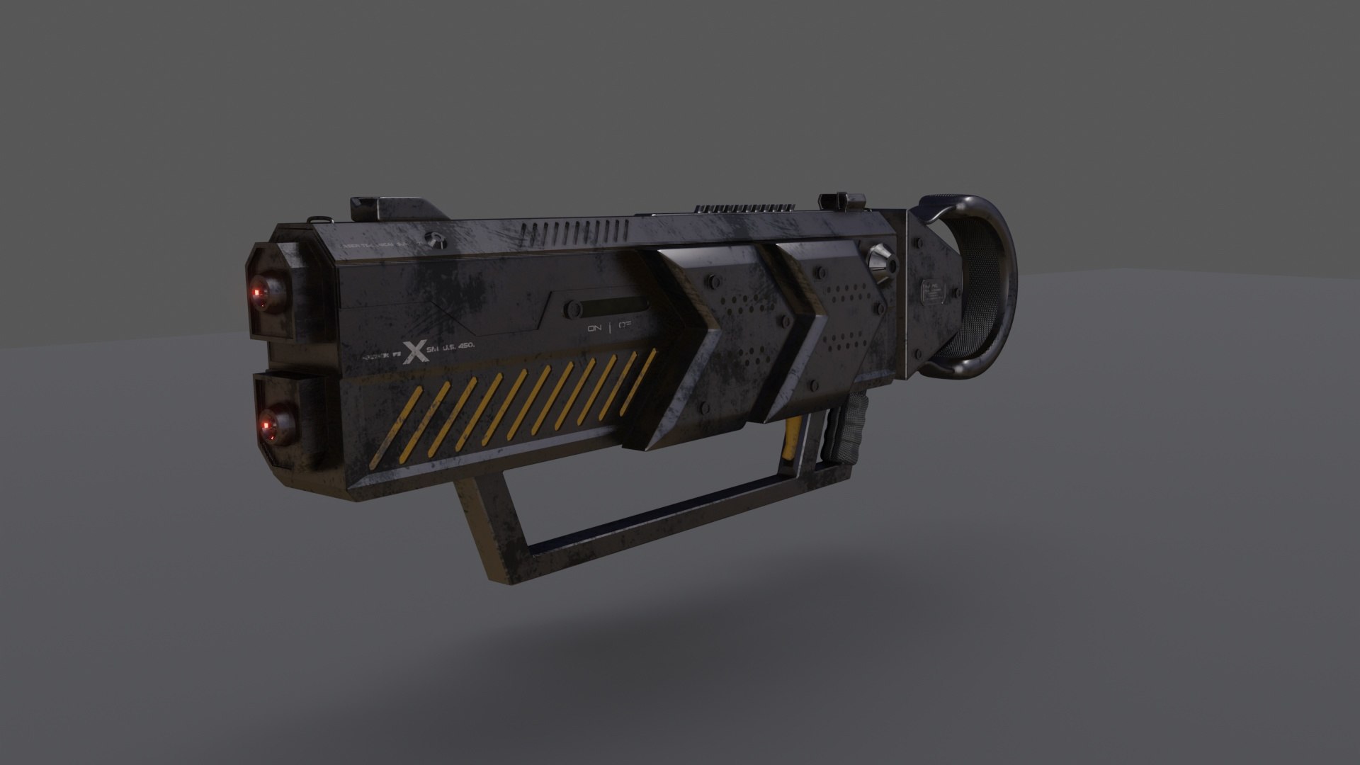 Laser Scifi Gun 3D Model - TurboSquid 1680998