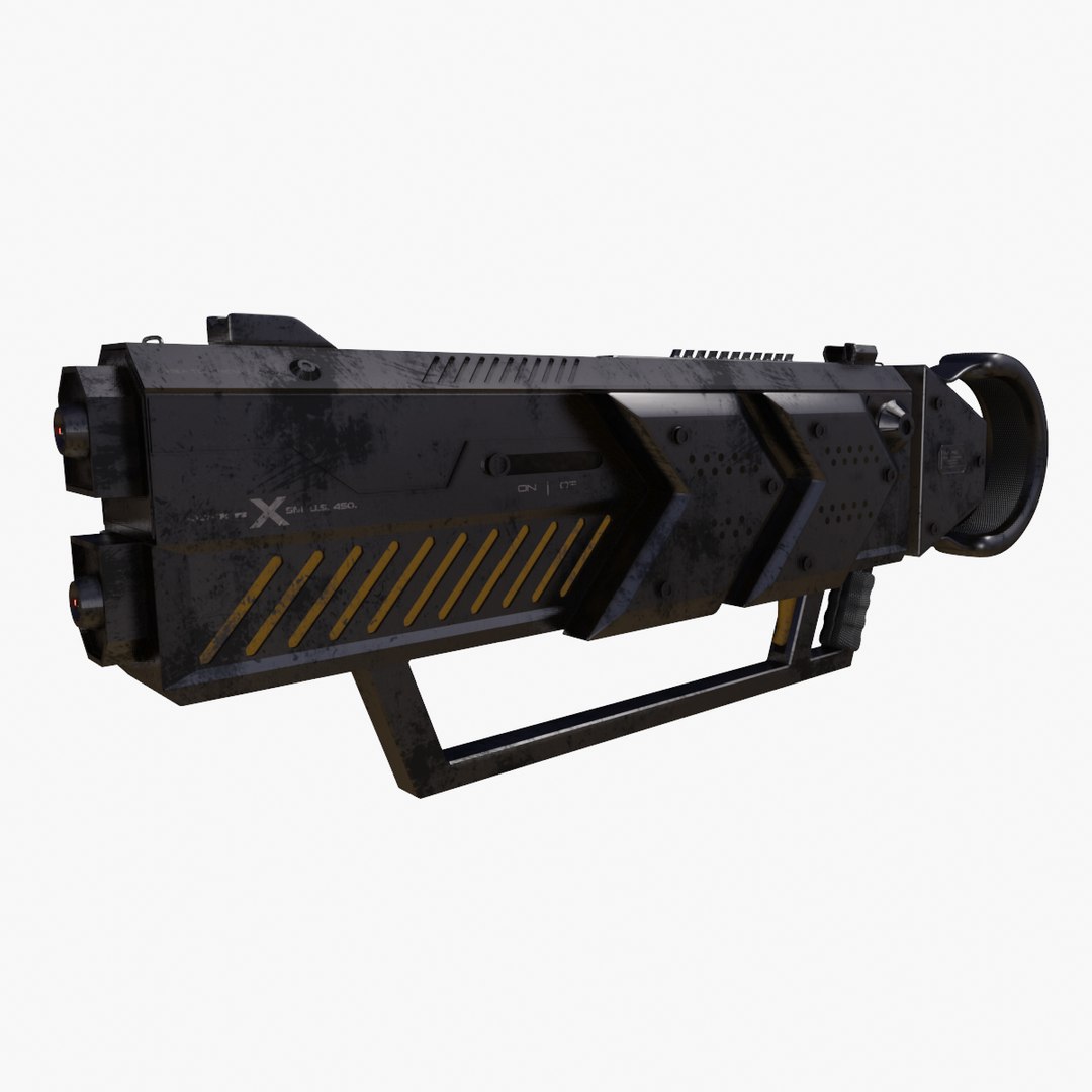 Laser Scifi Gun 3D Model - TurboSquid 1680998