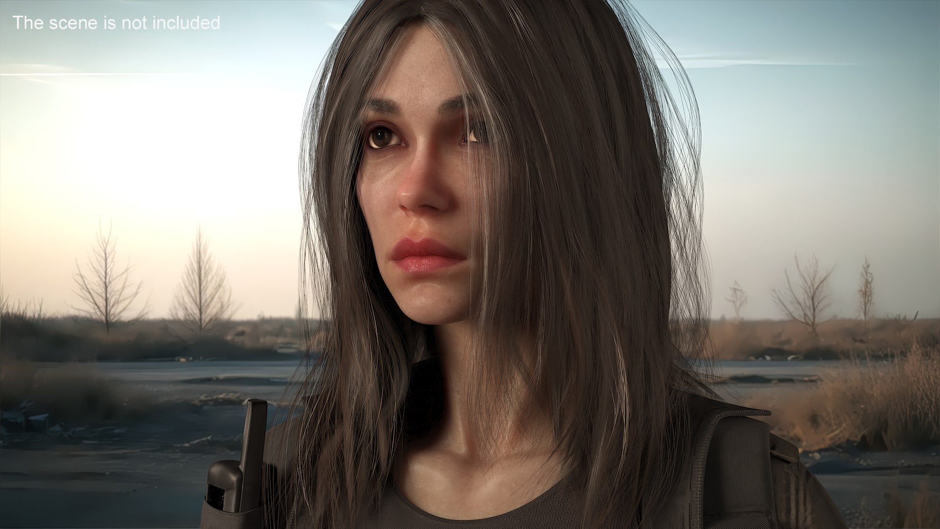 3D Post-Apocalyptic Survivor Girl Model - TurboSquid 2326703