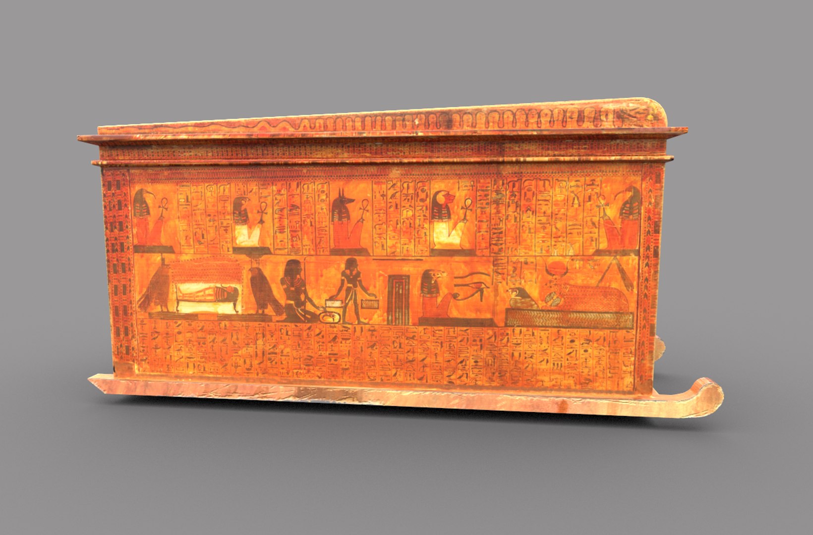 Egyptic Sarcophagus 3D Model - TurboSquid 1691608