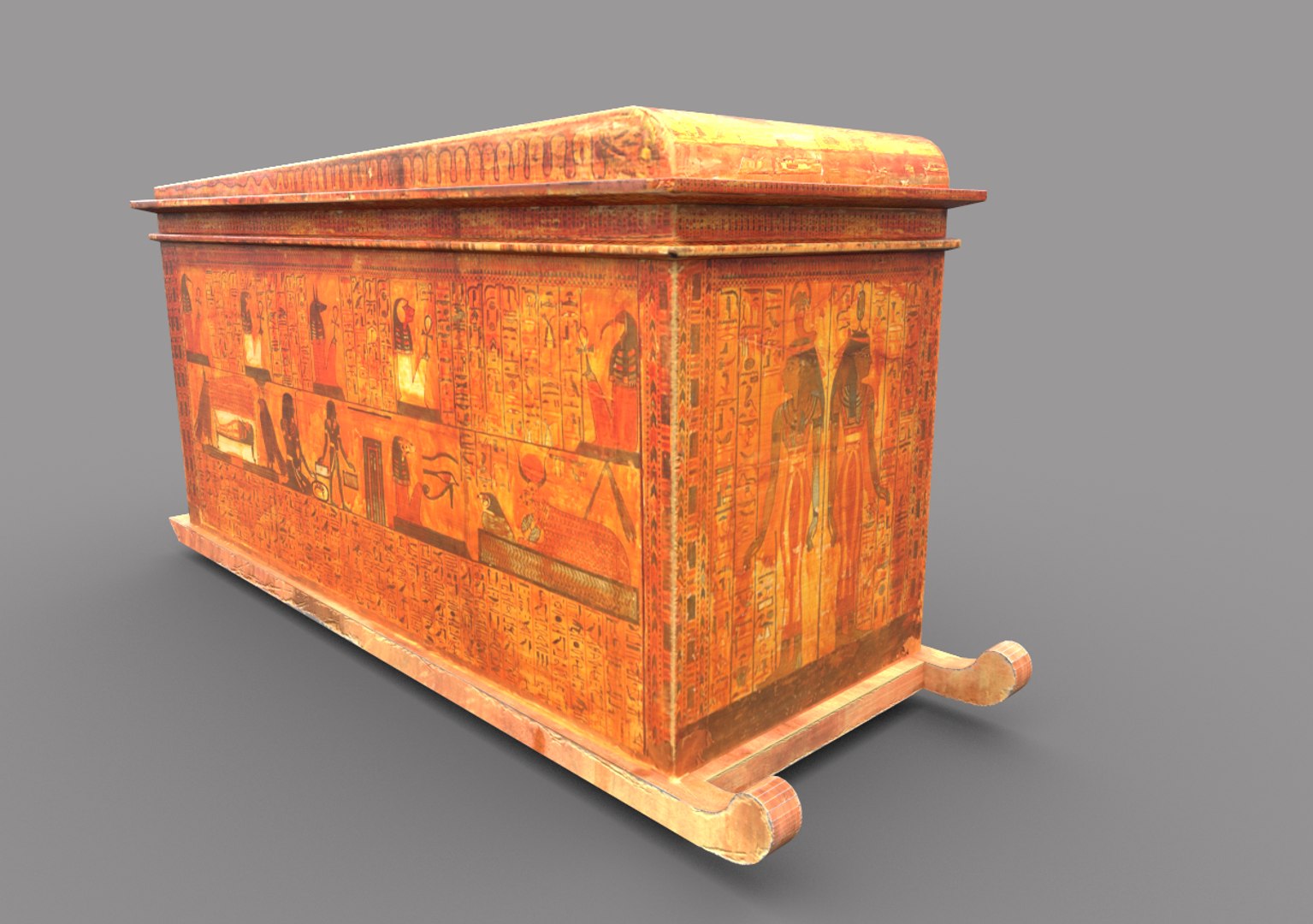 Egyptic Sarcophagus 3D Model - TurboSquid 1691608