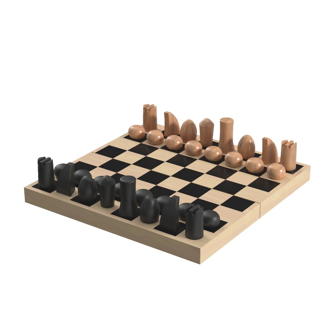 MoMA Panisa Chess Set PBR Model - TurboSquid 2209399