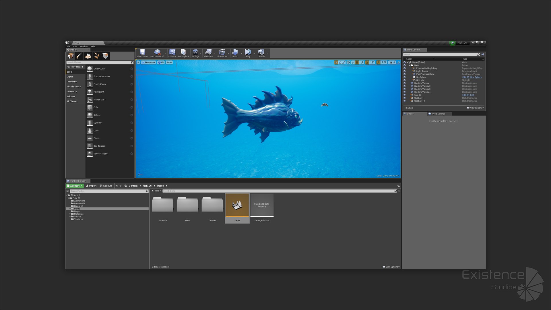 3D Fantasy Fish 06 - Aqua Life - Underwater Creature - 45 3D Model ...