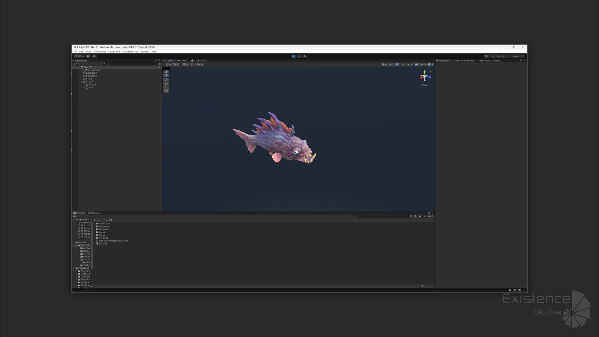 3D Fantasy Fish 06 - Aqua Life - Underwater Creature - 45 3D Model ...