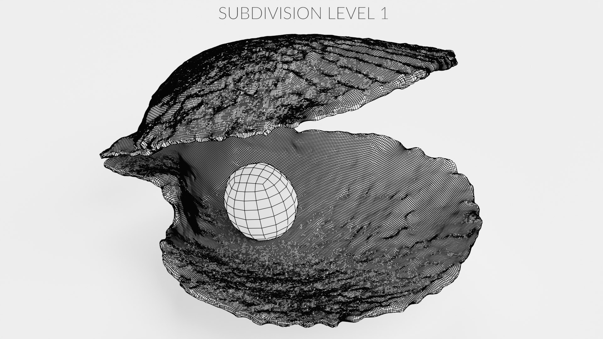 3D Pearl In Shell 2 - TurboSquid 2049546