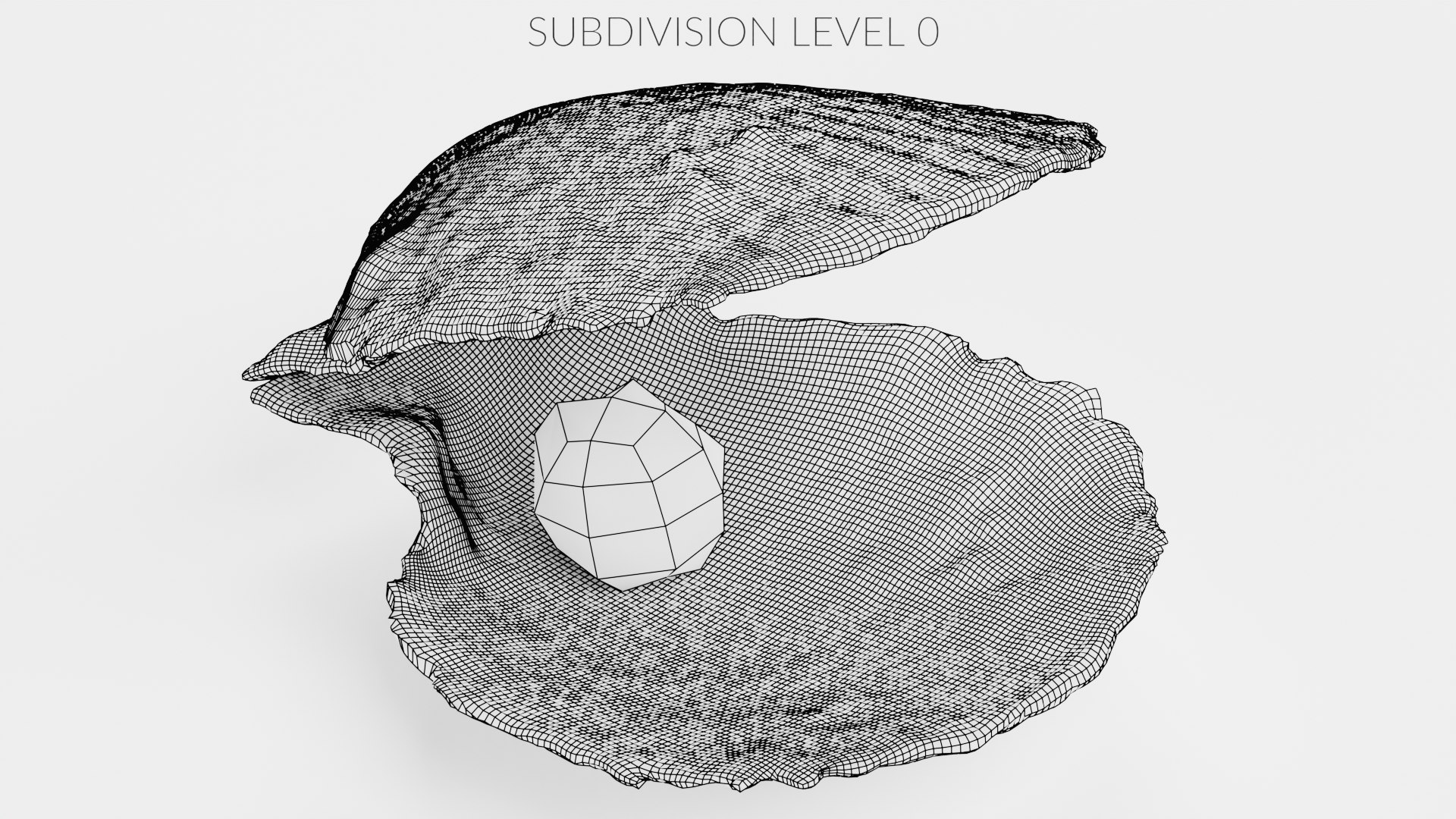 3D Pearl In Shell 2 - TurboSquid 2049546