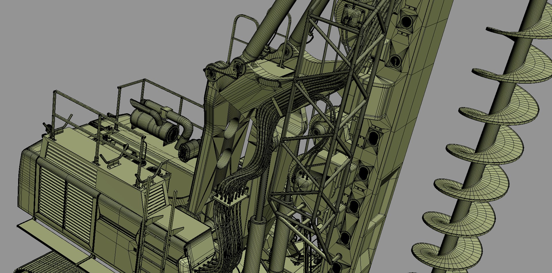 Liebherr Lb 28-320 Drilling Rig 3D Model - TurboSquid 1326313