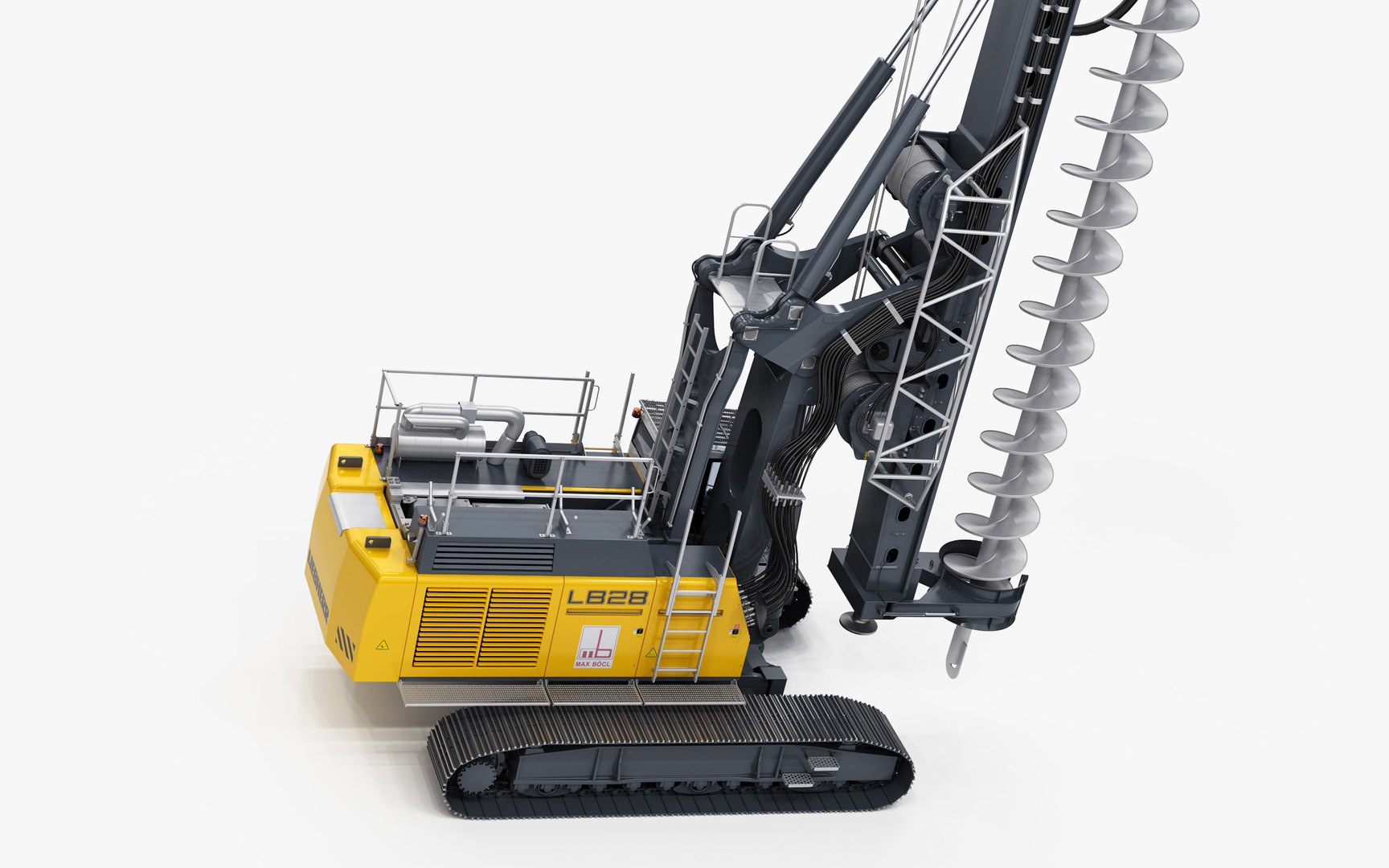 Liebherr lb 28-320 drilling rig 3D model - TurboSquid 1326313