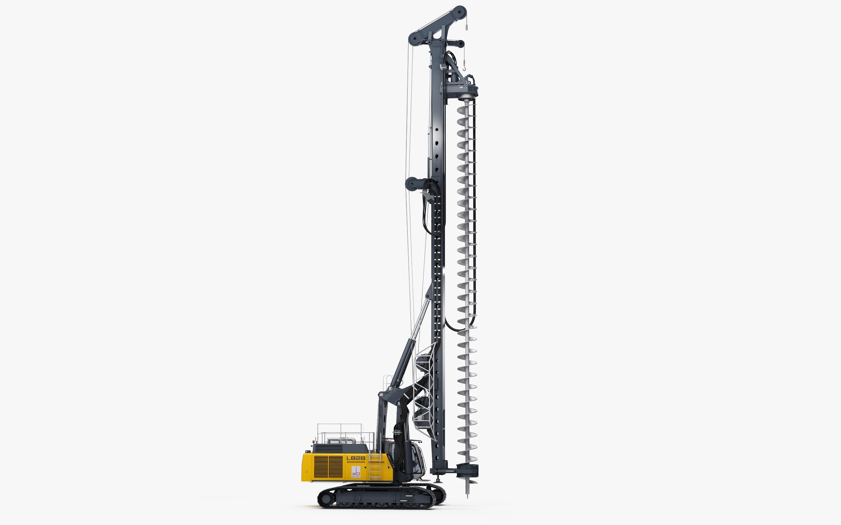 Liebherr lb 28-320 drilling rig 3D model - TurboSquid 1326313