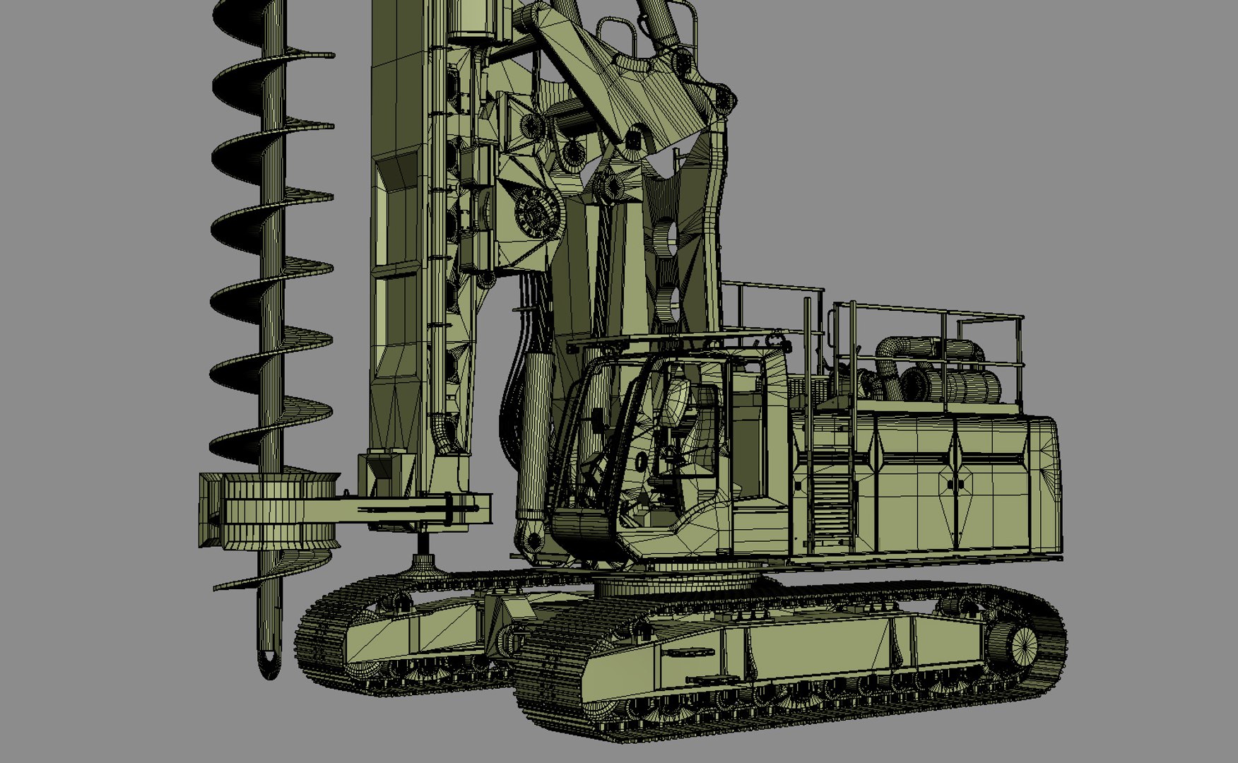 Liebherr Lb 28-320 Drilling Rig 3D Model - TurboSquid 1326313