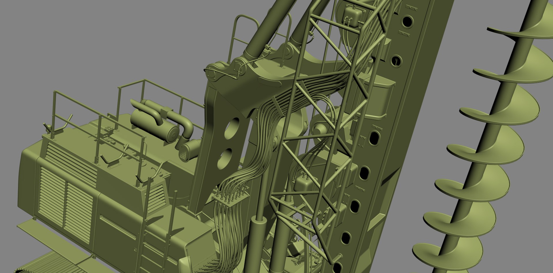 Liebherr Lb 28-320 Drilling Rig 3D Model - TurboSquid 1326313