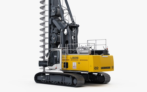 Liebherr lb 28-320 drilling rig 3D model - TurboSquid 1326313