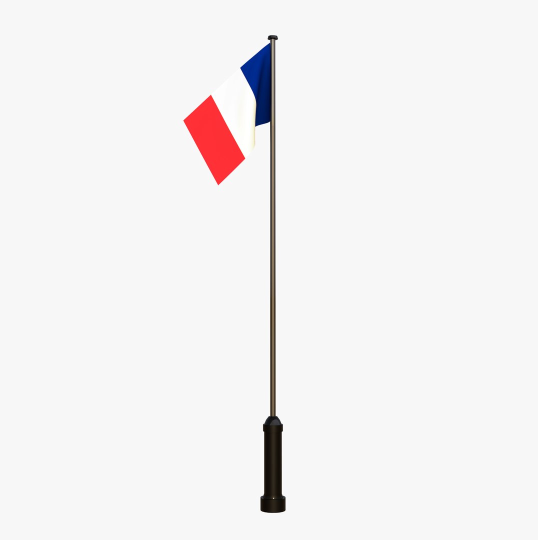 Free French Flag 3D Model - TurboSquid 2269182
