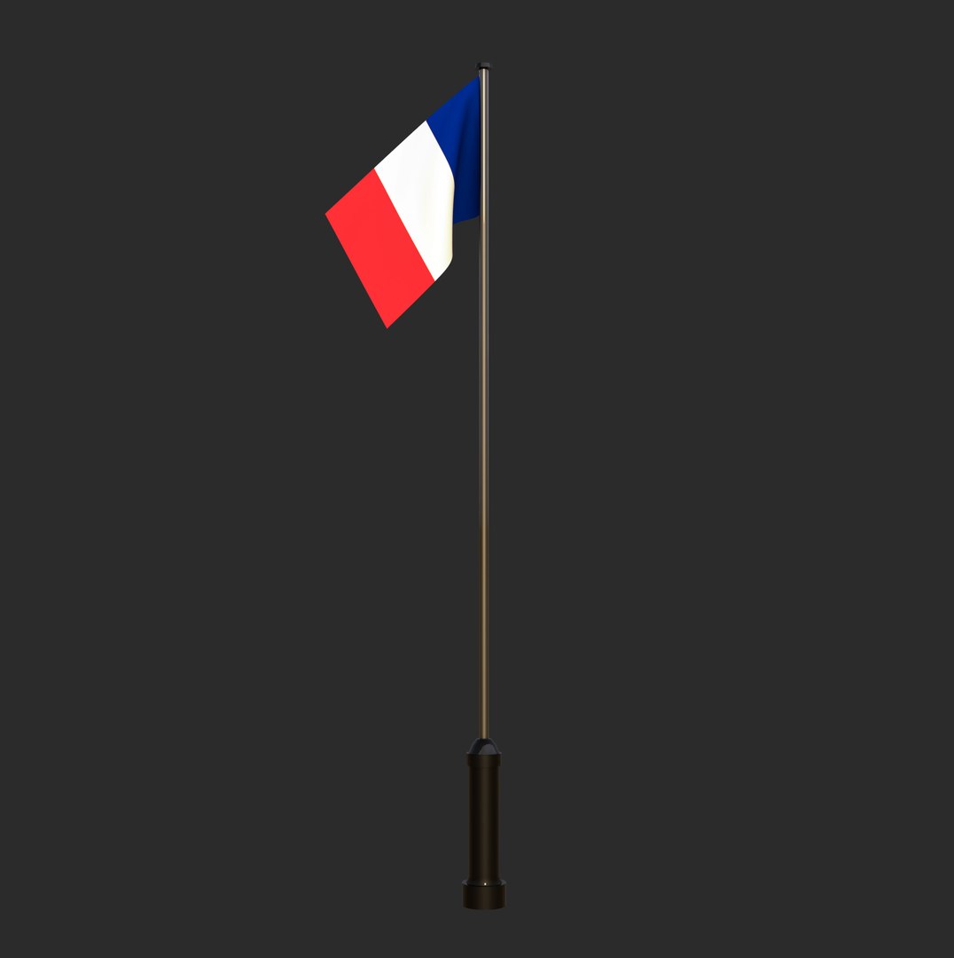 Free French Flag 3D Model - TurboSquid 2269182