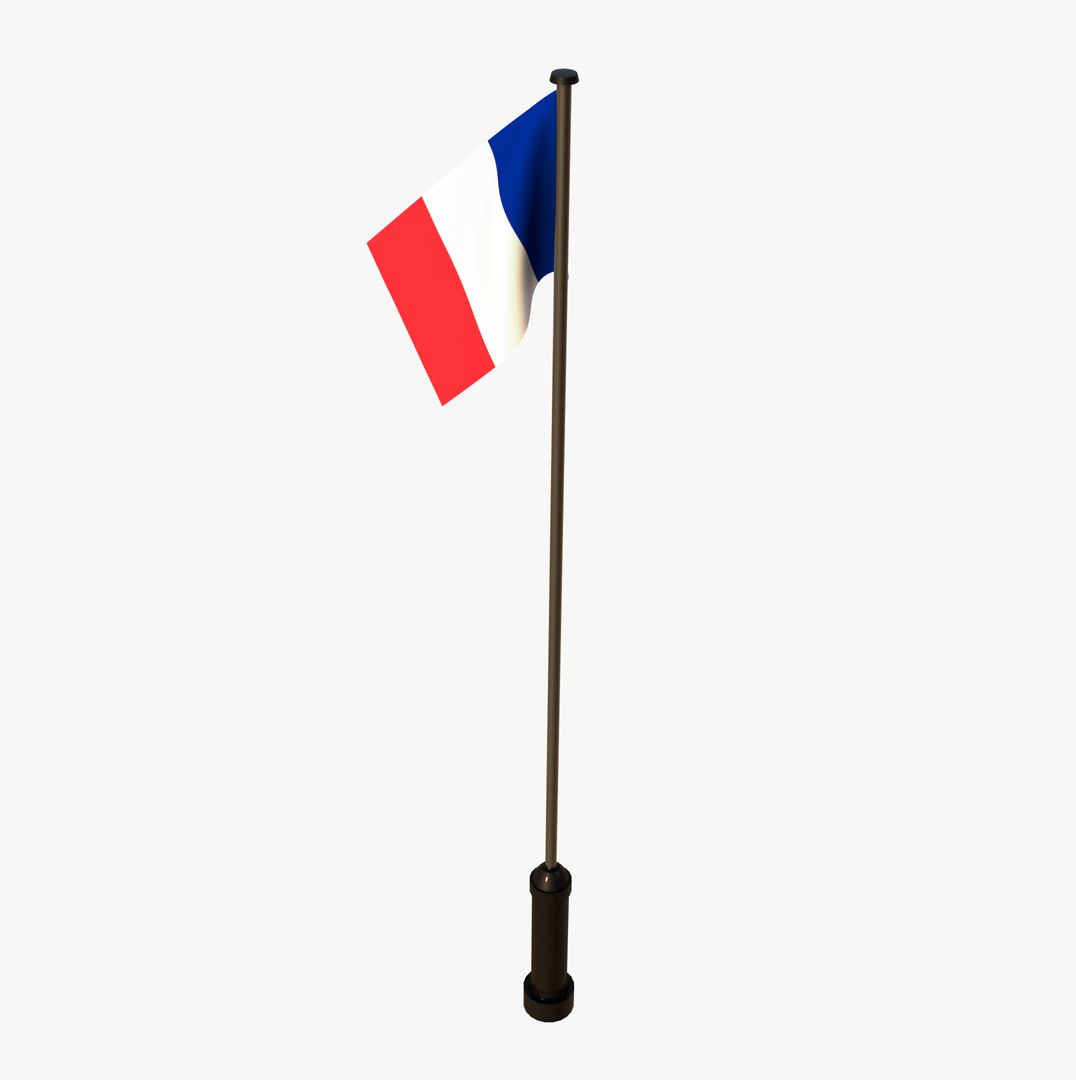 Free French Flag 3D Model - TurboSquid 2269182