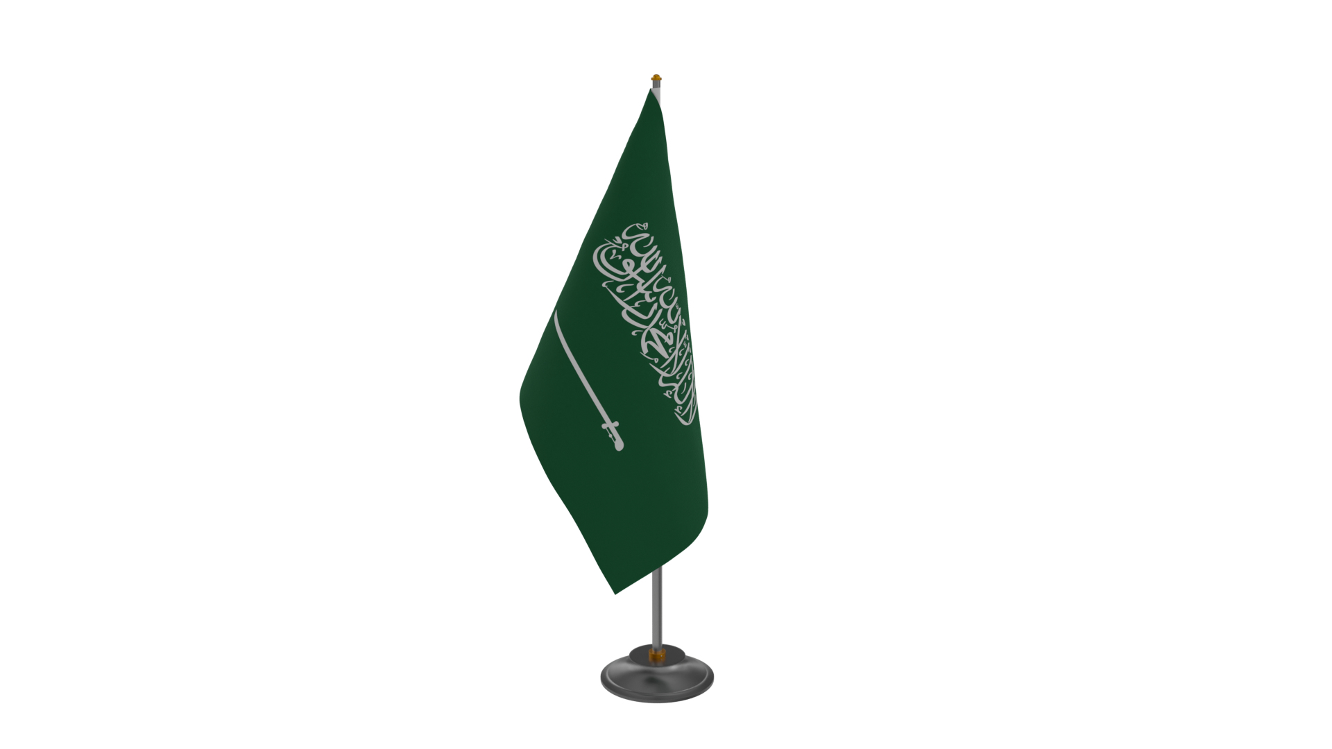 Table Flag Saudi Arabia Model - TurboSquid 2173166