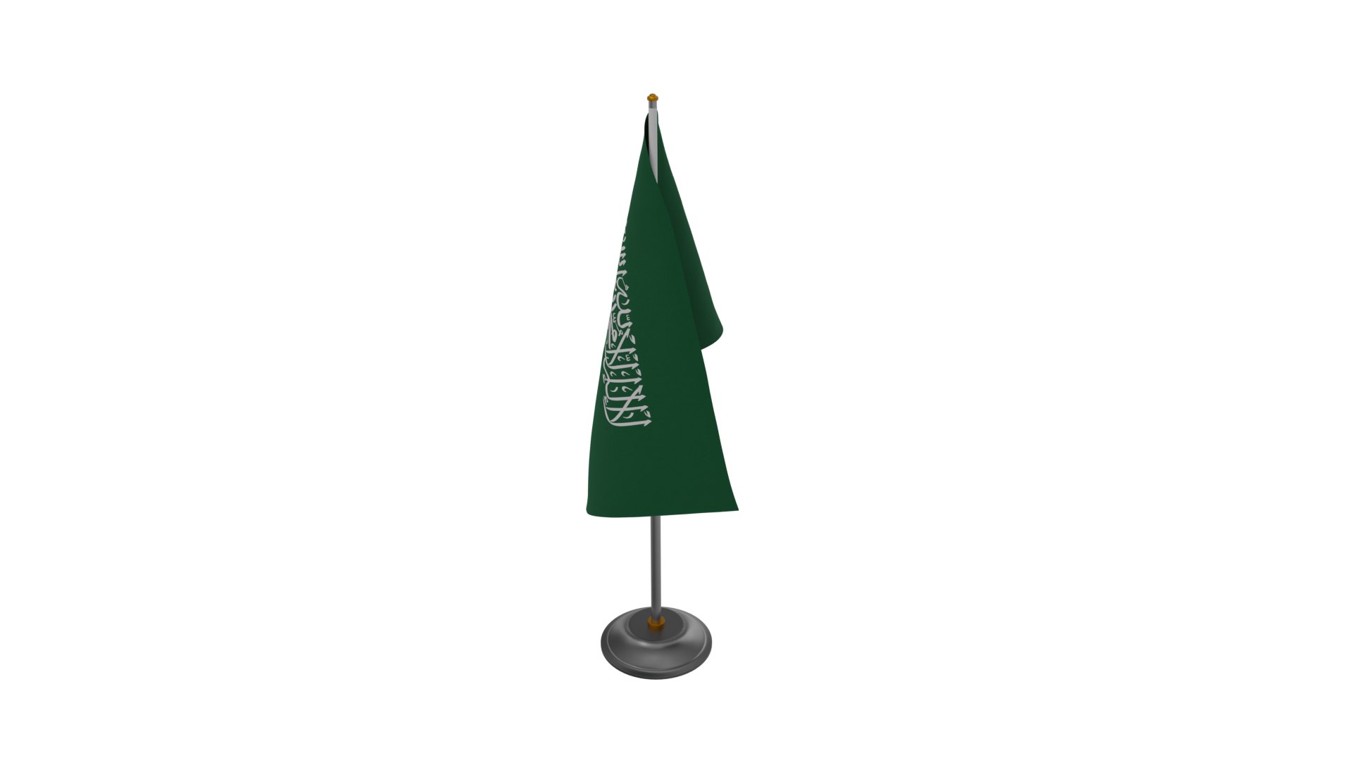Table Flag Saudi Arabia Model - TurboSquid 2173166
