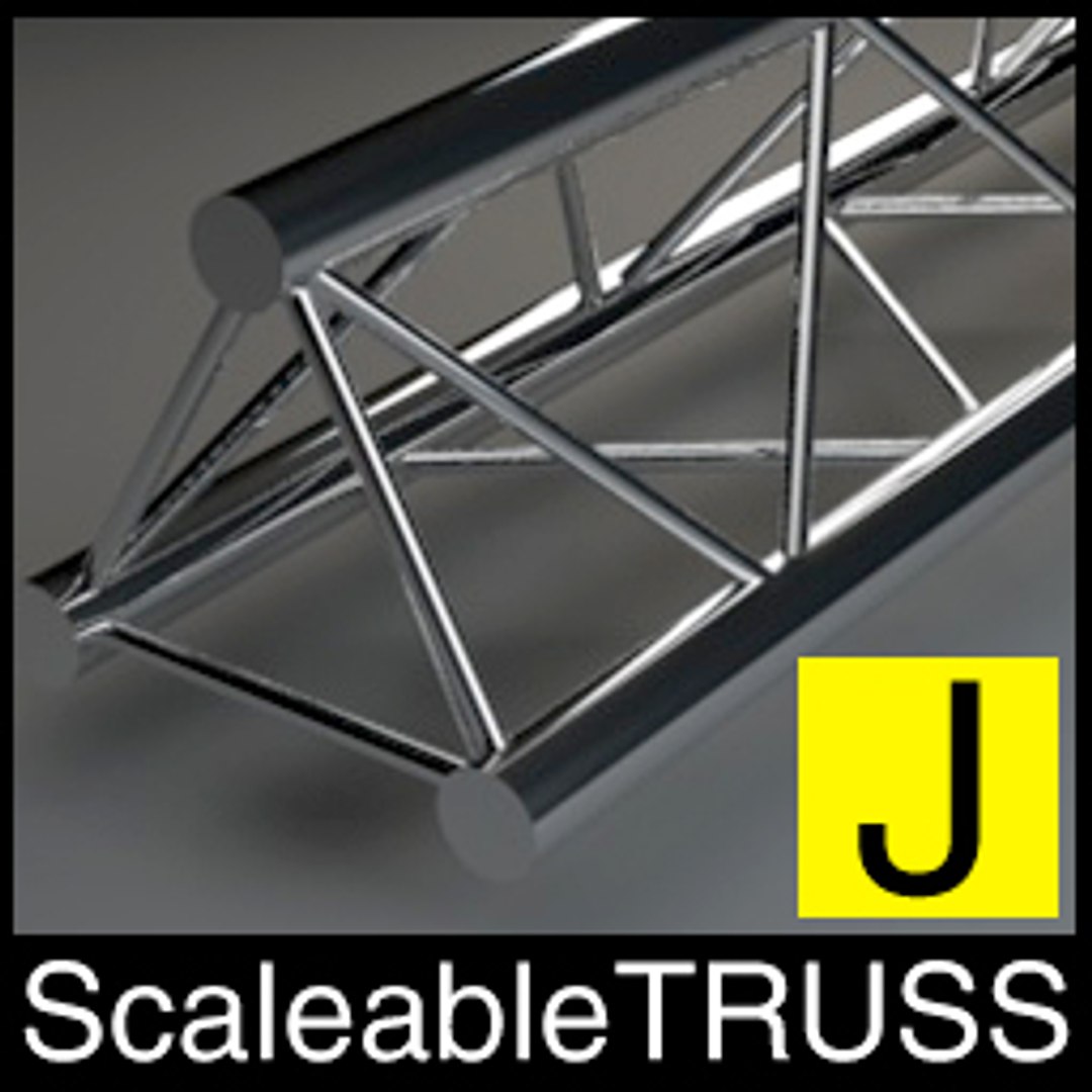 C4d Scaleable Adjustable Traverse Truss