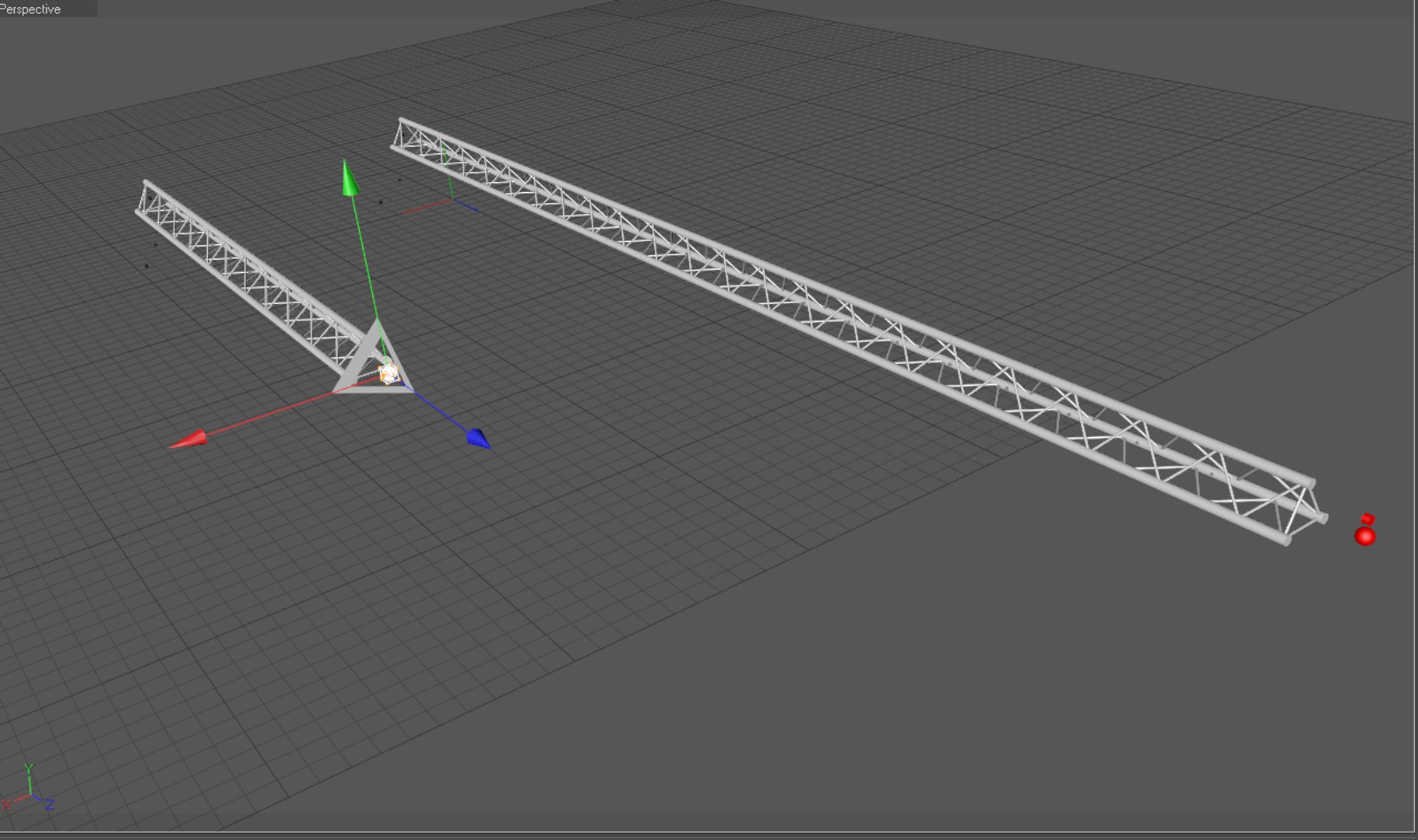 C4d Scaleable Adjustable Traverse Truss