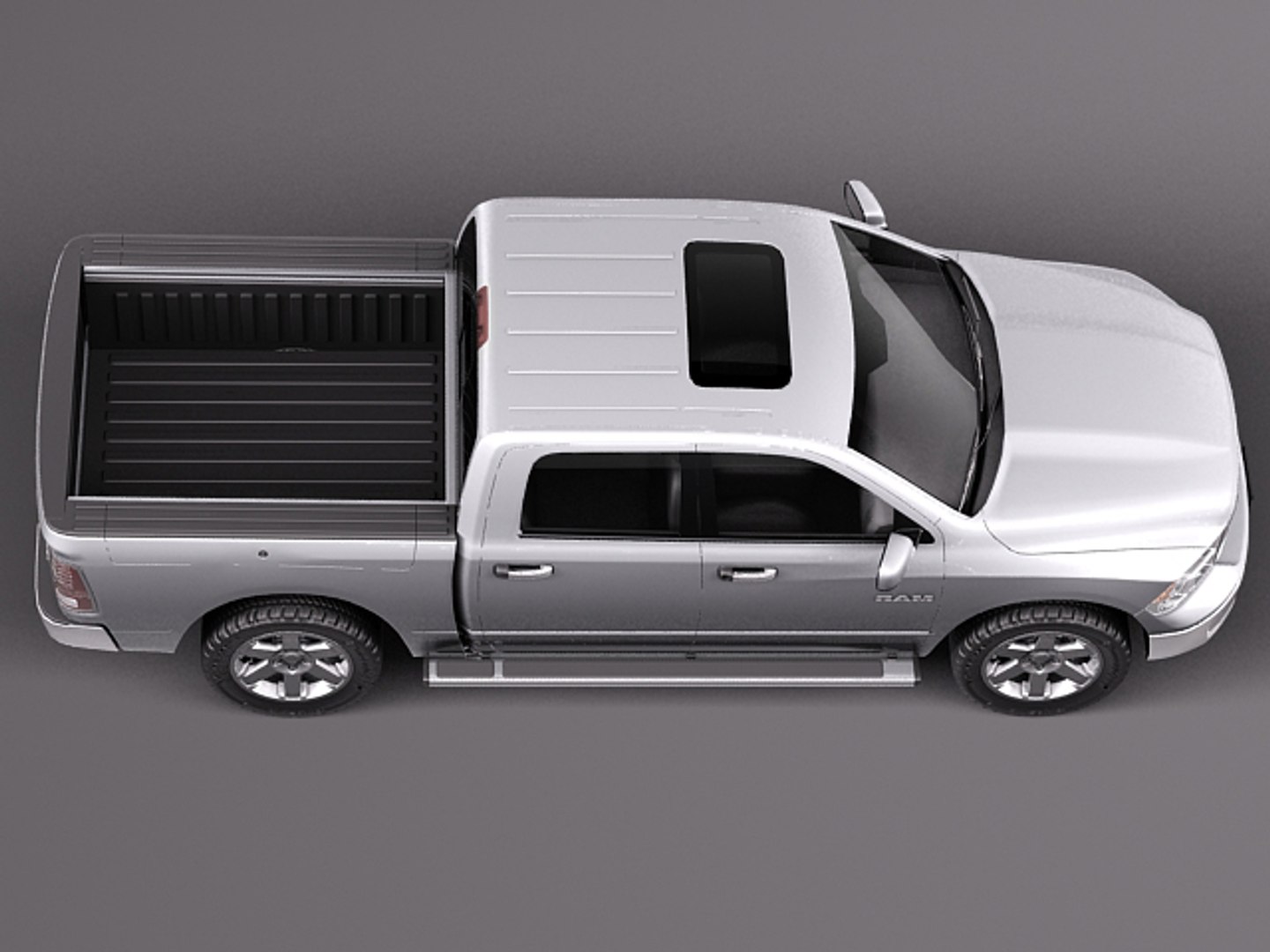 2012 2013 dodge pickup 3d model