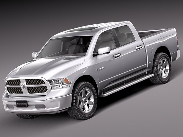 2012 2013 dodge pickup 3d model
