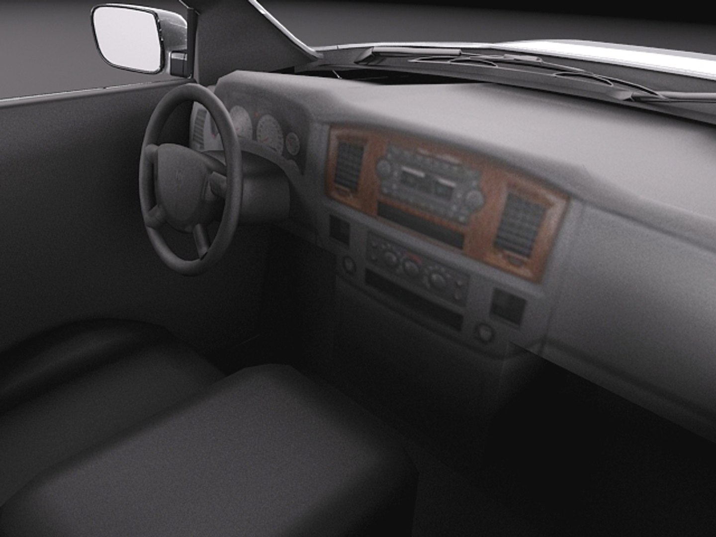2012 2013 dodge pickup 3d model