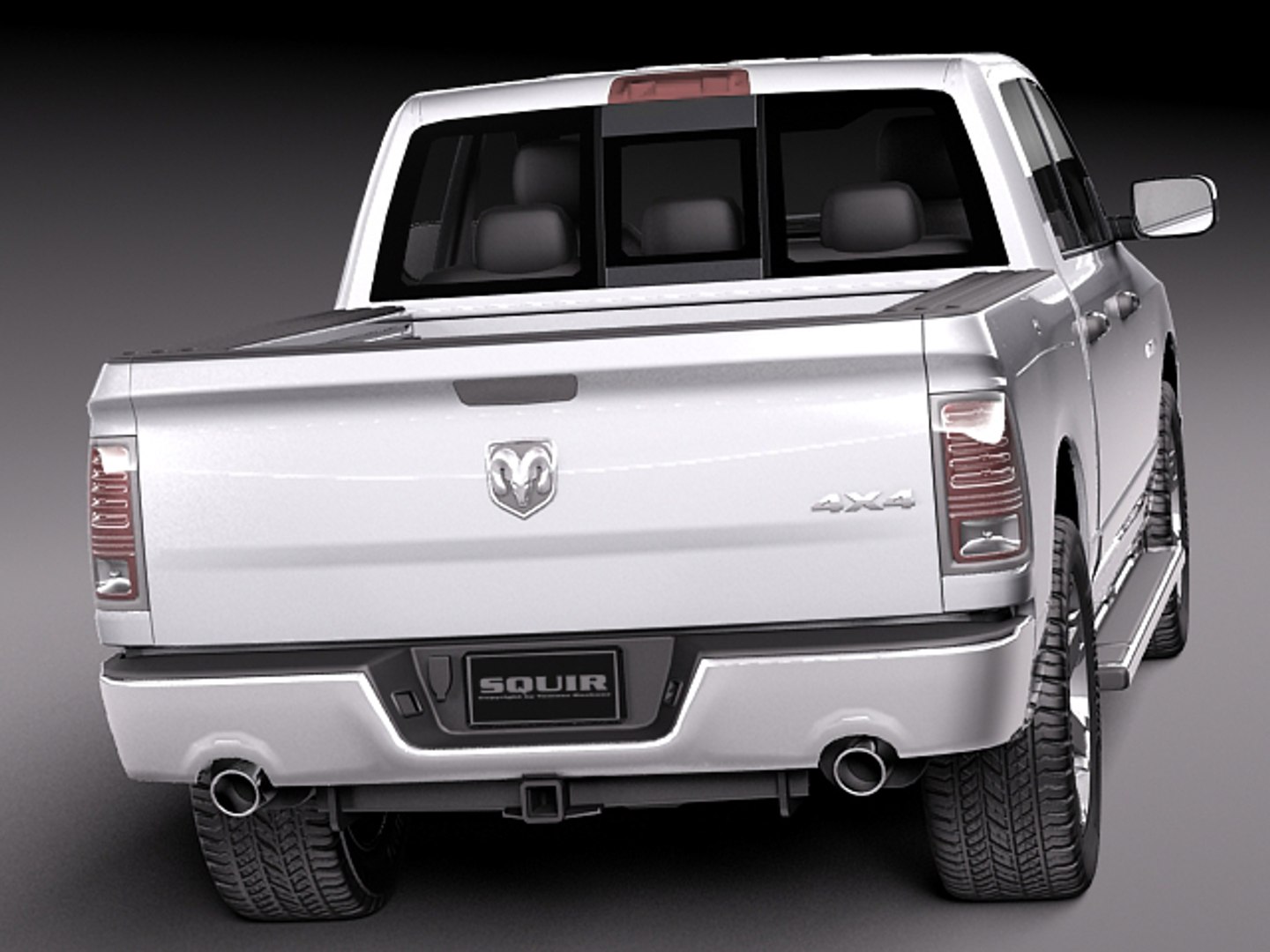 2012 2013 dodge pickup 3d model