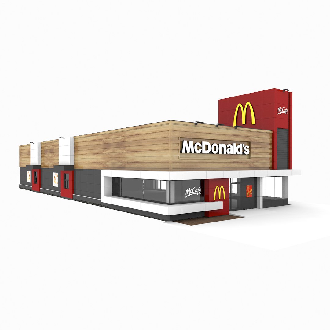 3D mcdonald s drive - TurboSquid 1161256