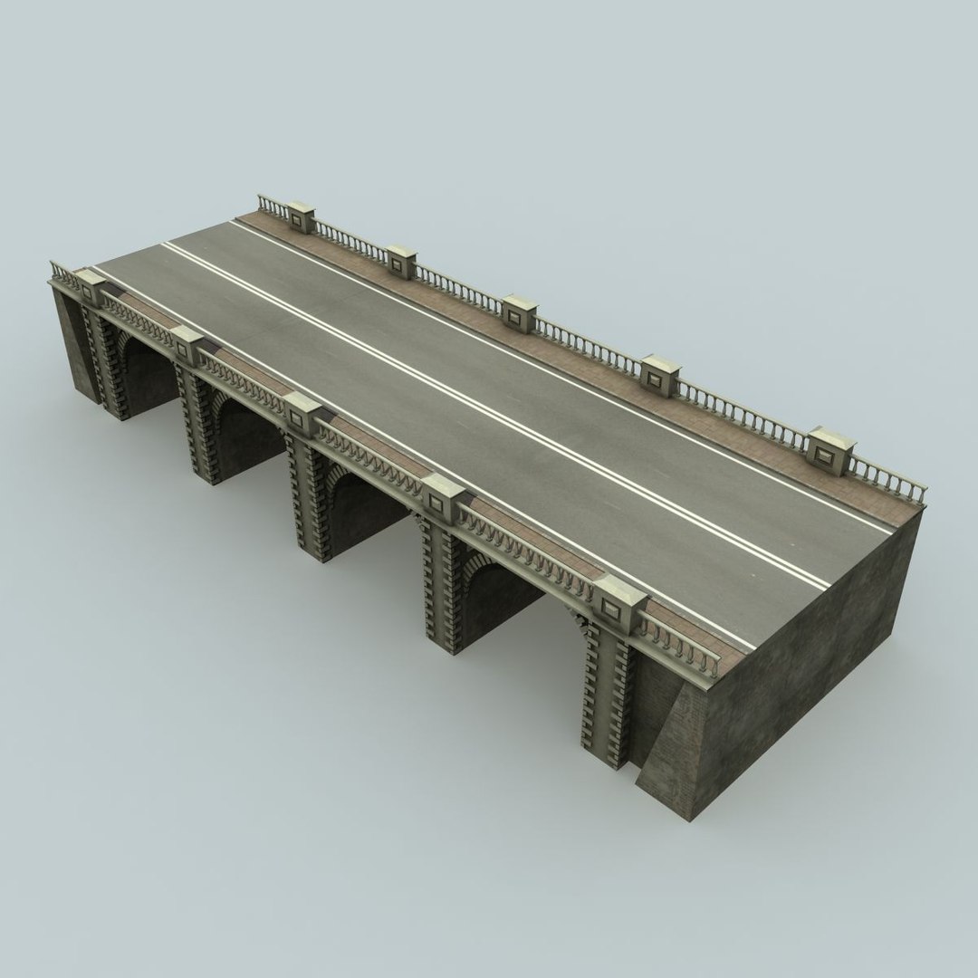 bridge set 3d max