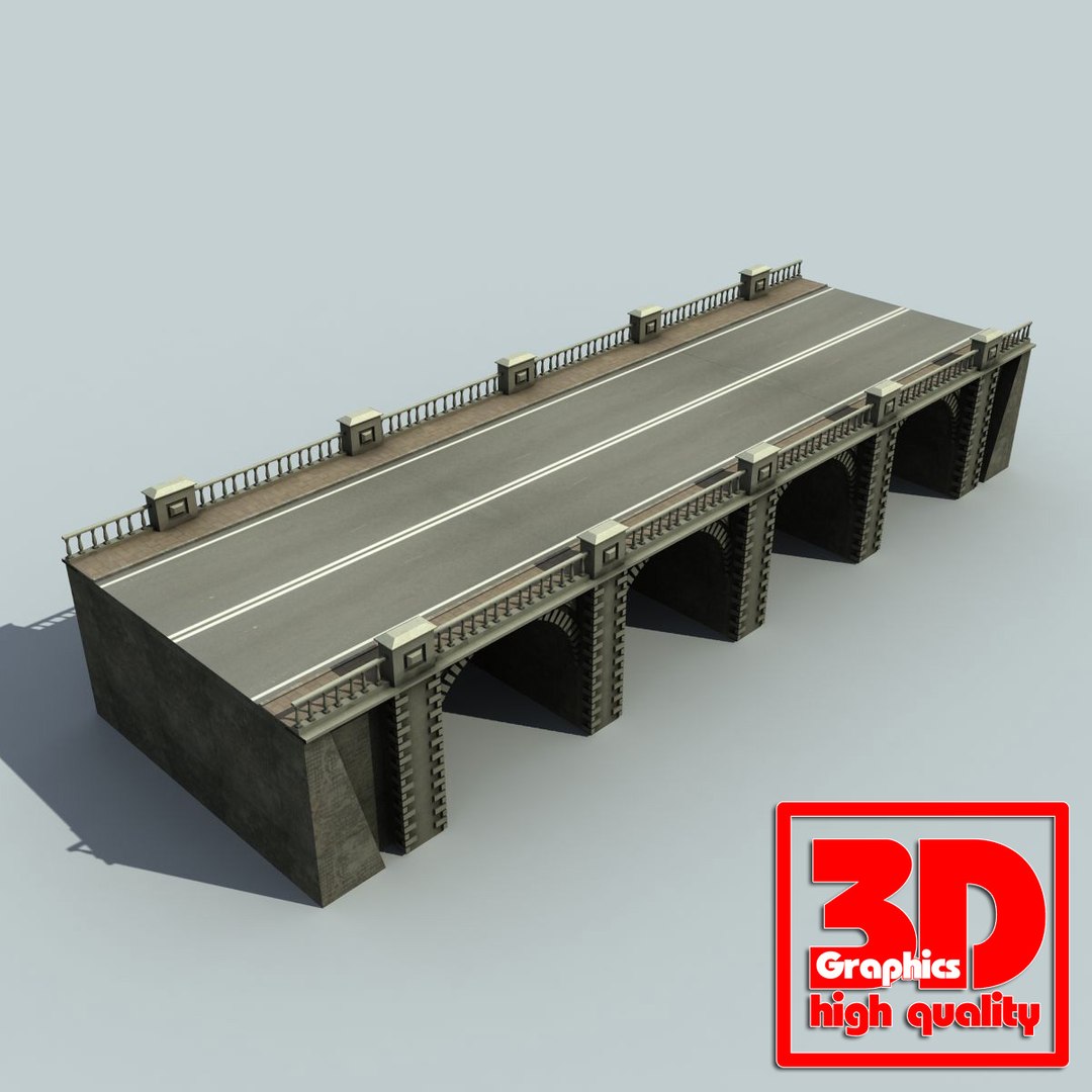 bridge set 3d max