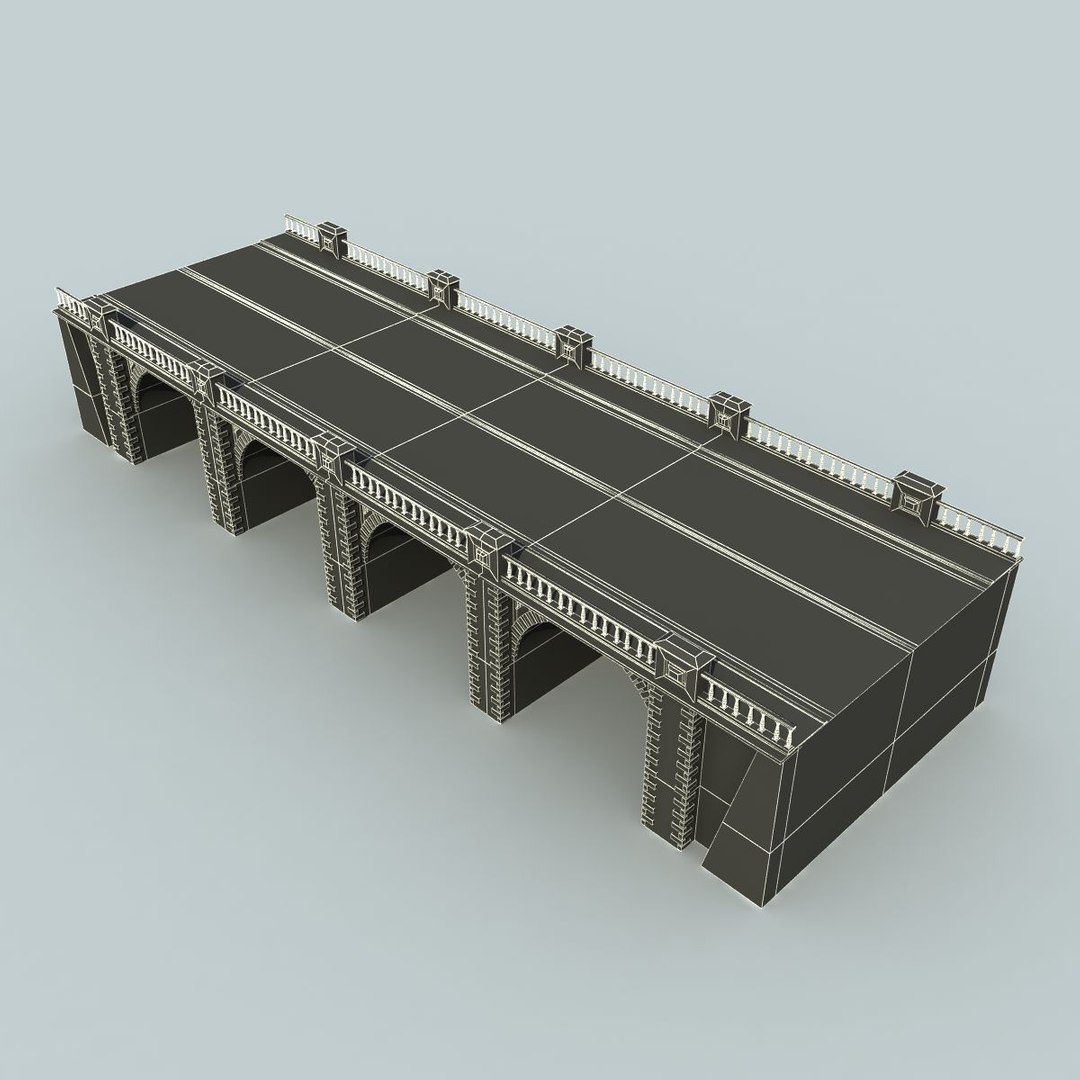 bridge set 3d max