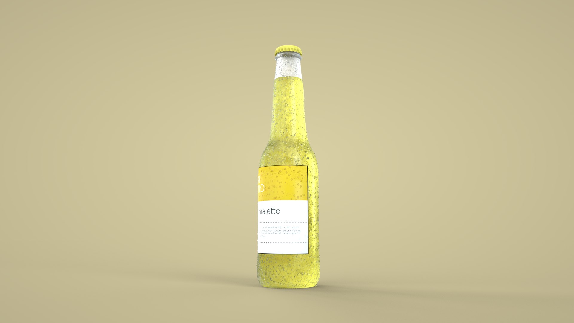 3D Beer Bottle Model - TurboSquid 1838718