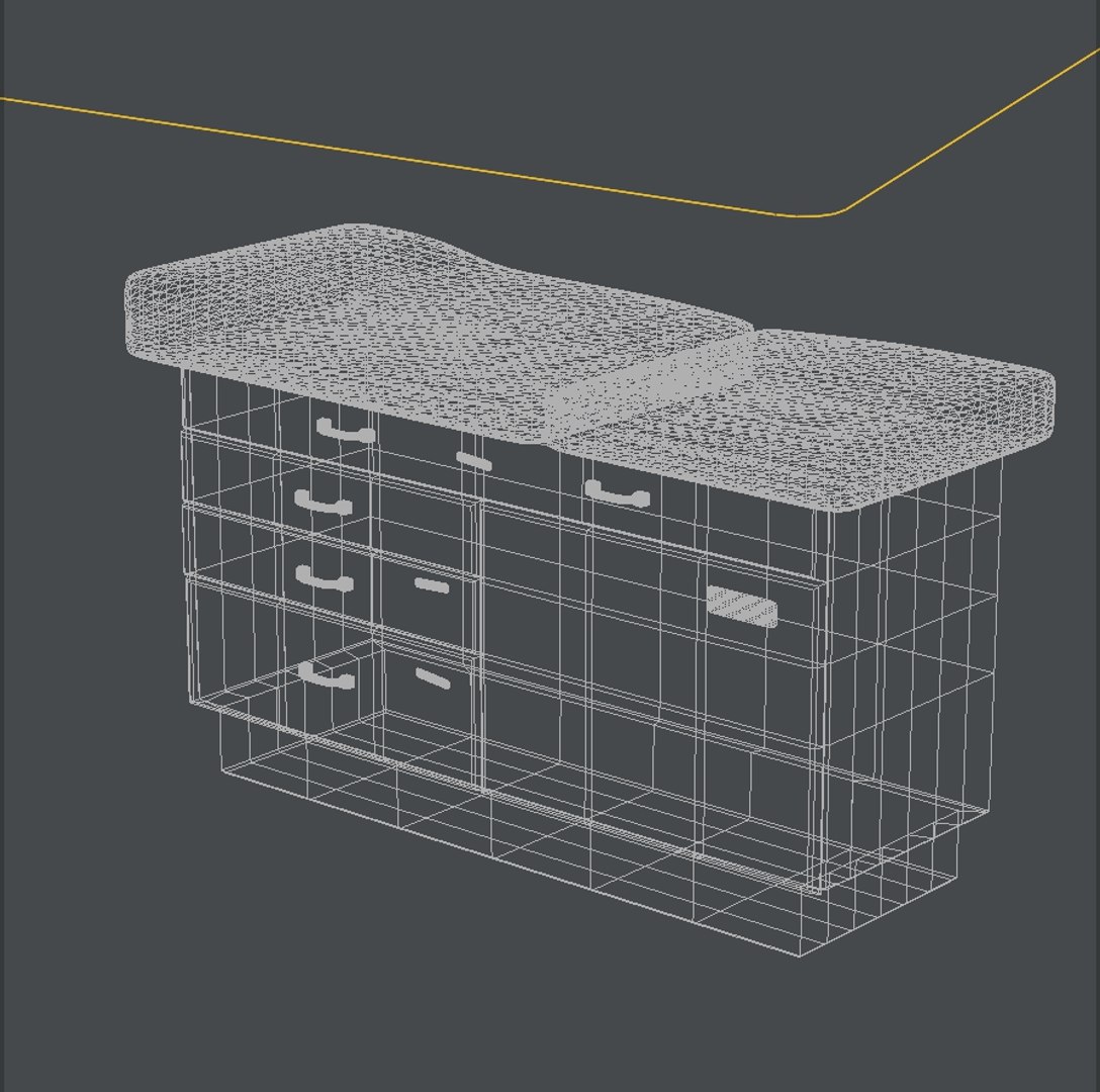 Medical Table Bed 3D Model - TurboSquid 1244364