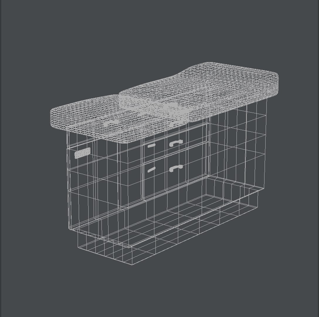 Medical Table Bed 3D Model - TurboSquid 1244364