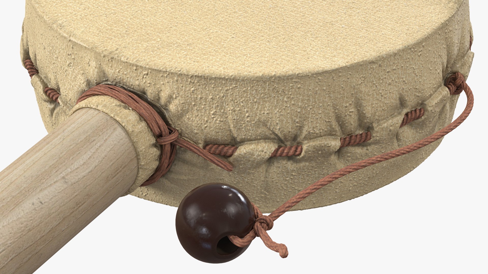 3D Vintage Rattle Drum Folk - TurboSquid 1682097