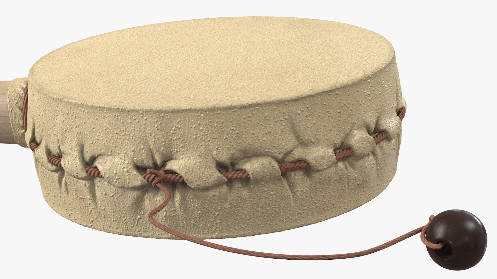 3D Vintage Rattle Drum Folk - TurboSquid 1682097