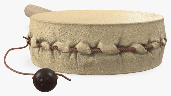 3D vintage rattle drum folk - TurboSquid 1682097