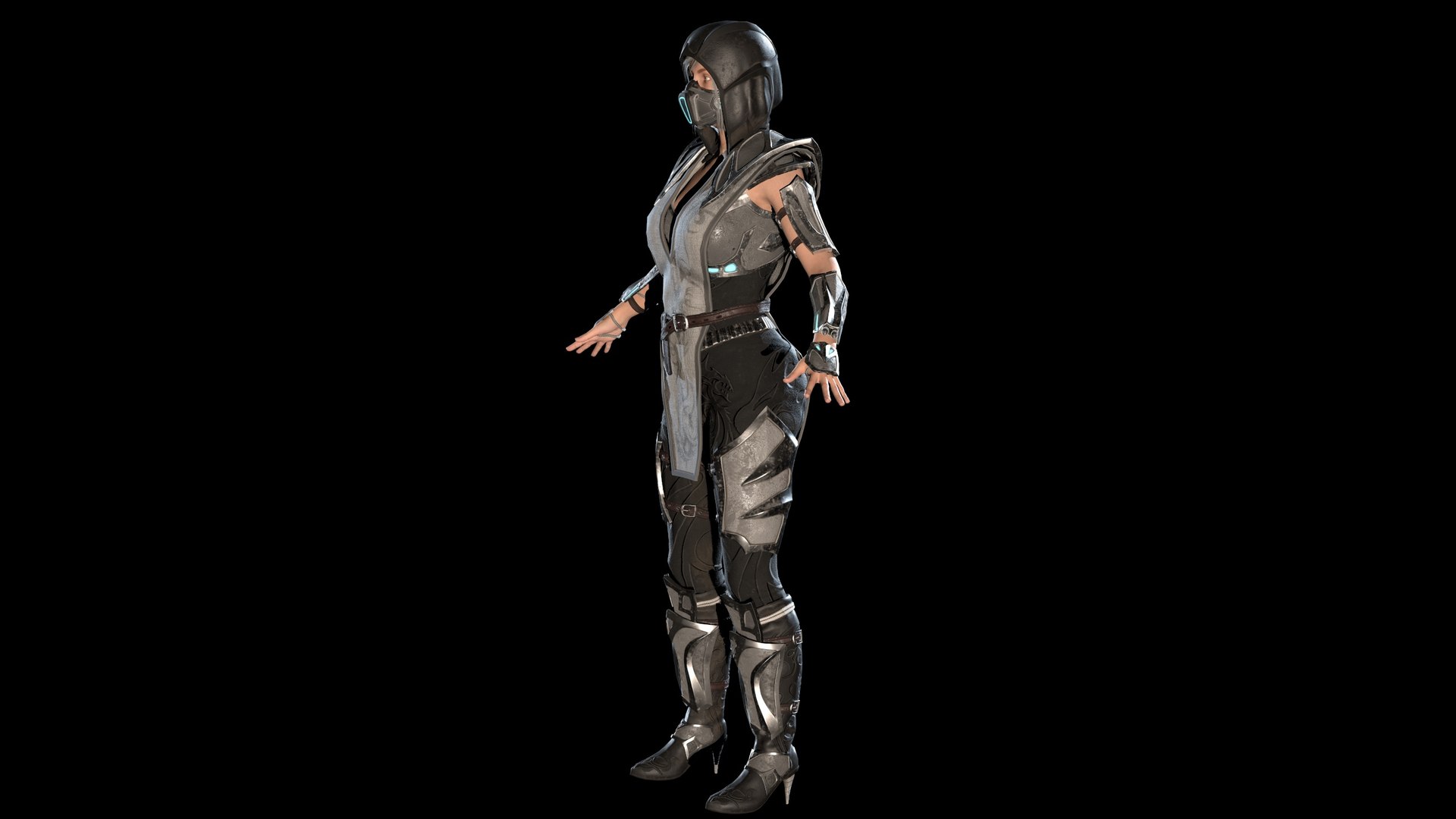 3D Ninja 5 - TurboSquid 1925420