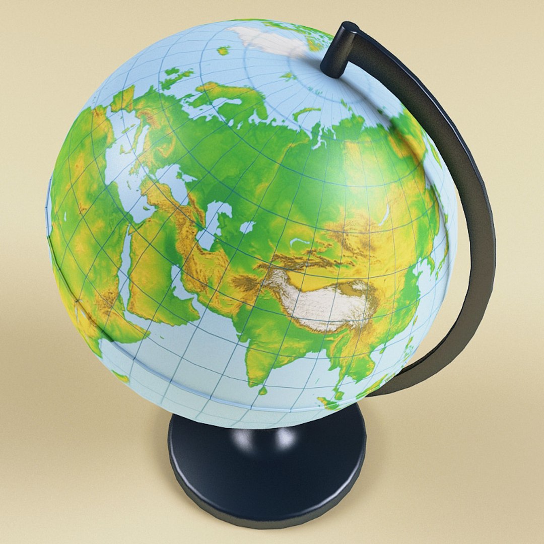 Globe Model – 3D Interactive Earth Globe – FIHIDU