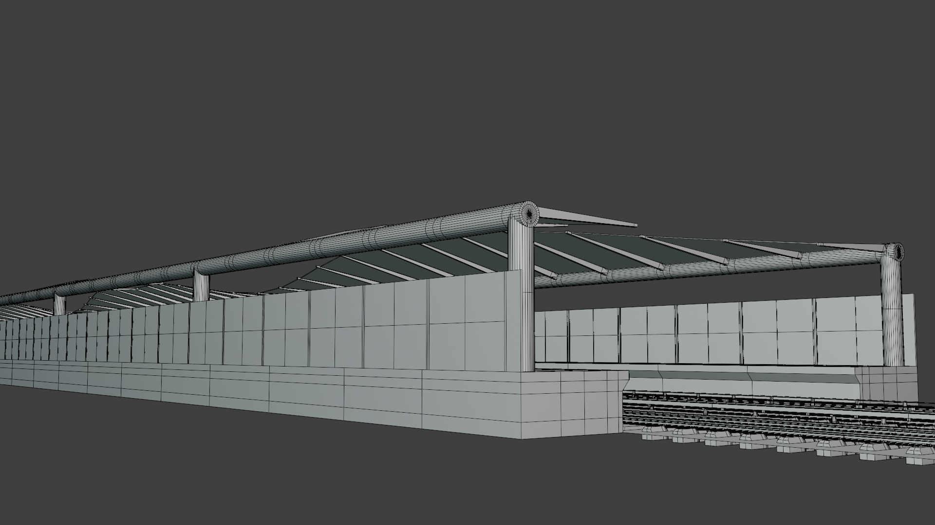 3D Railway station concept model - TurboSquid 1806700