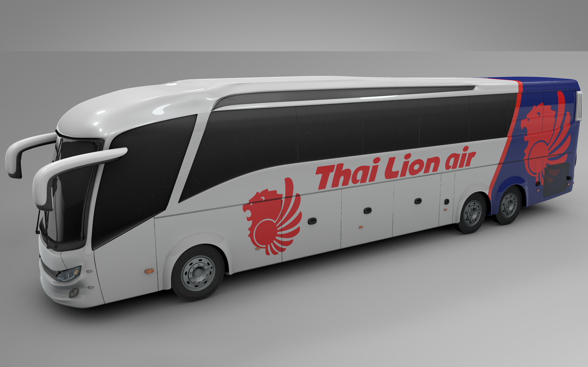 Shuttle thai lion 3D model - TurboSquid 1685033