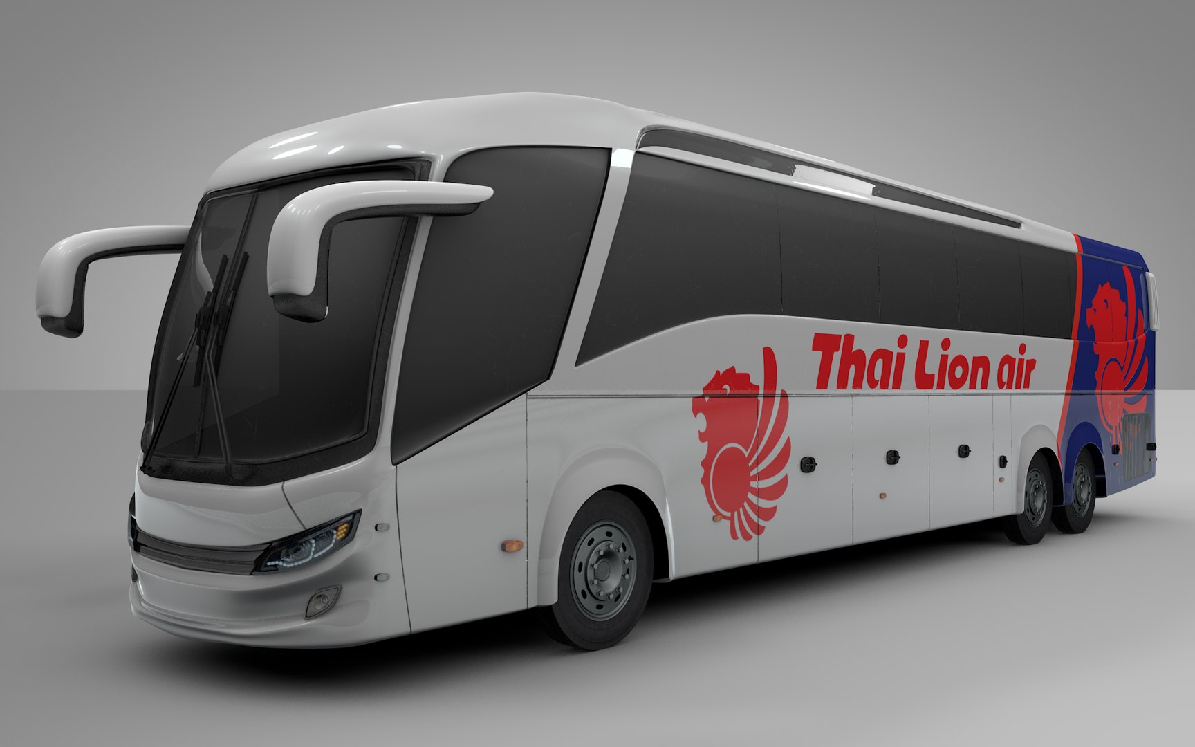 Shuttle Thai Lion 3D Model - TurboSquid 1685033