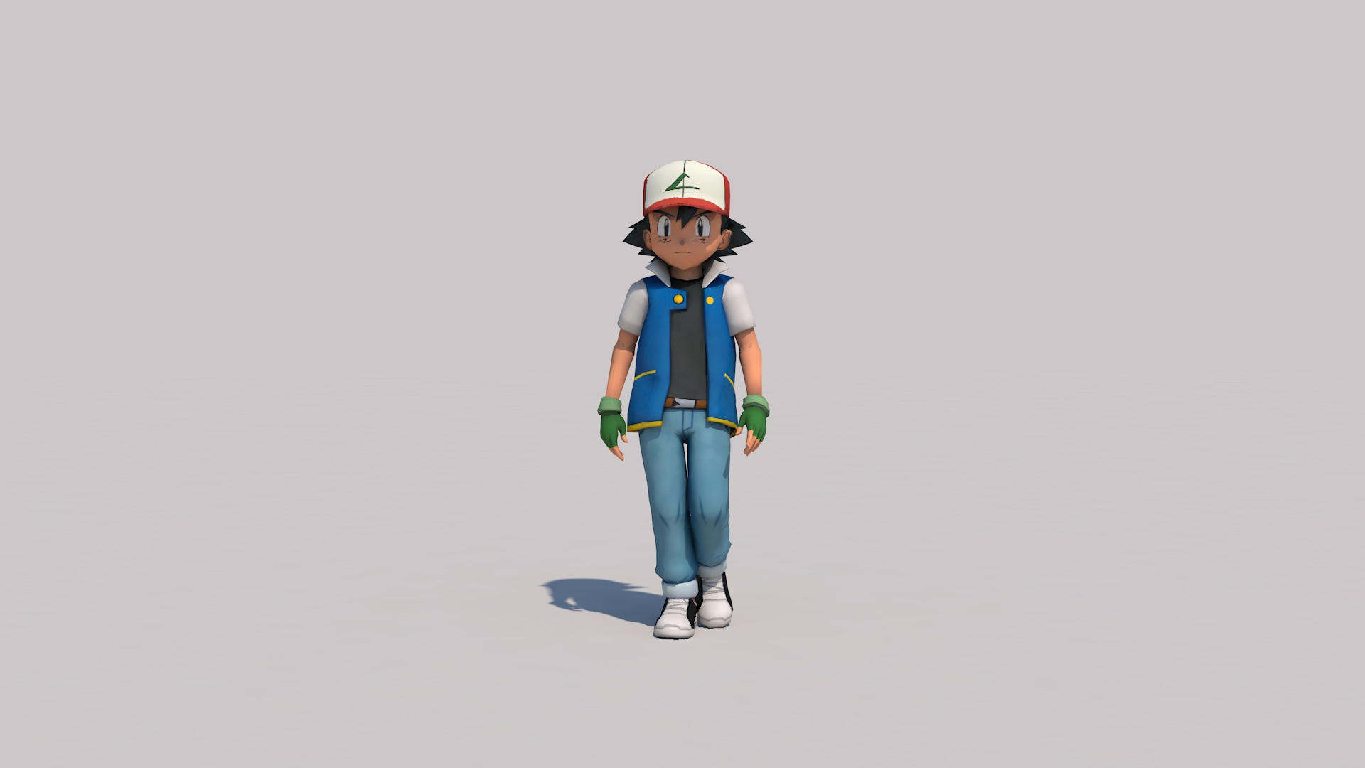 Ash Ketchum Satoshi Main 3D - TurboSquid 1599351