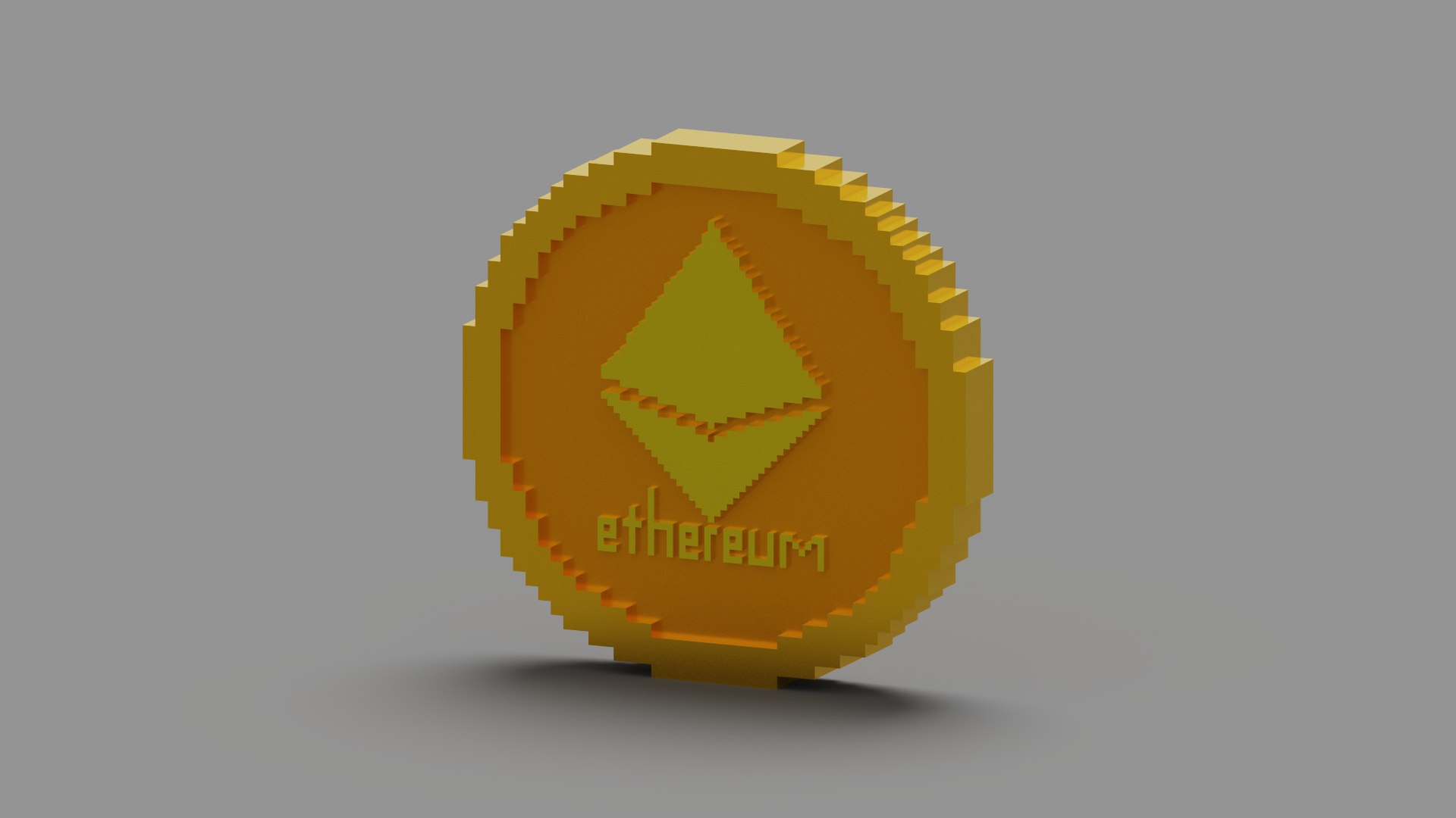 3D Ethereum Coin Model - TurboSquid 1854404