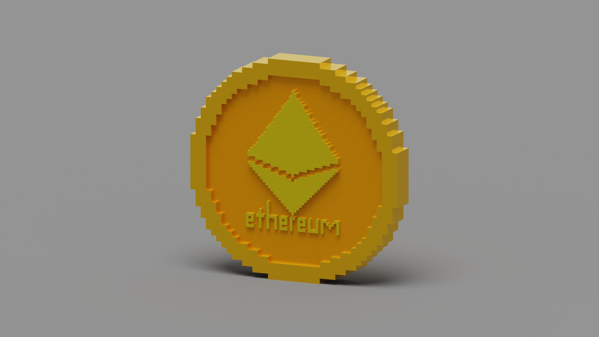 3D Ethereum Coin Model - TurboSquid 1854404